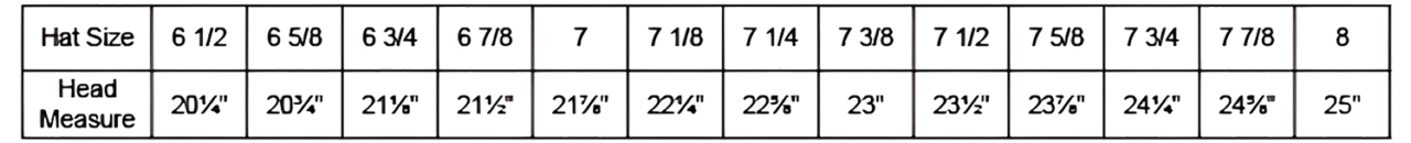 Hat Sizes, Shapes, and Colors - American Hat Company